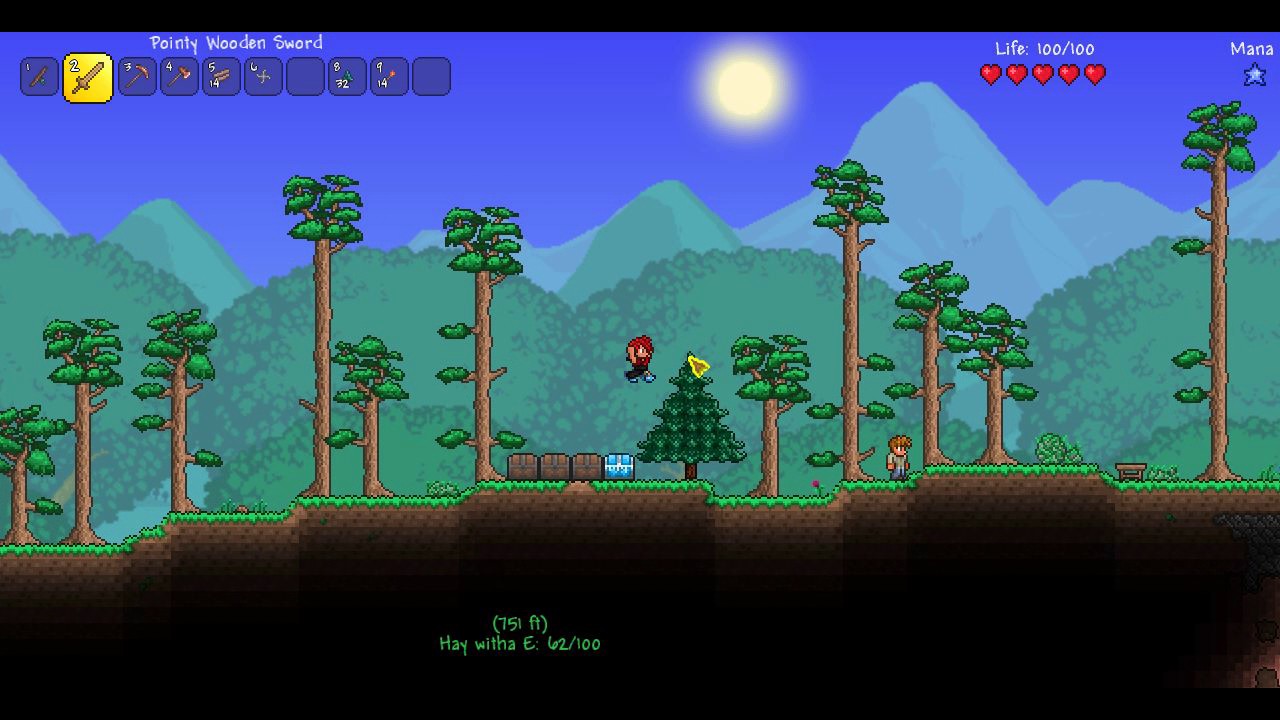 Terraria Ep 2 the caves are real - YouTube