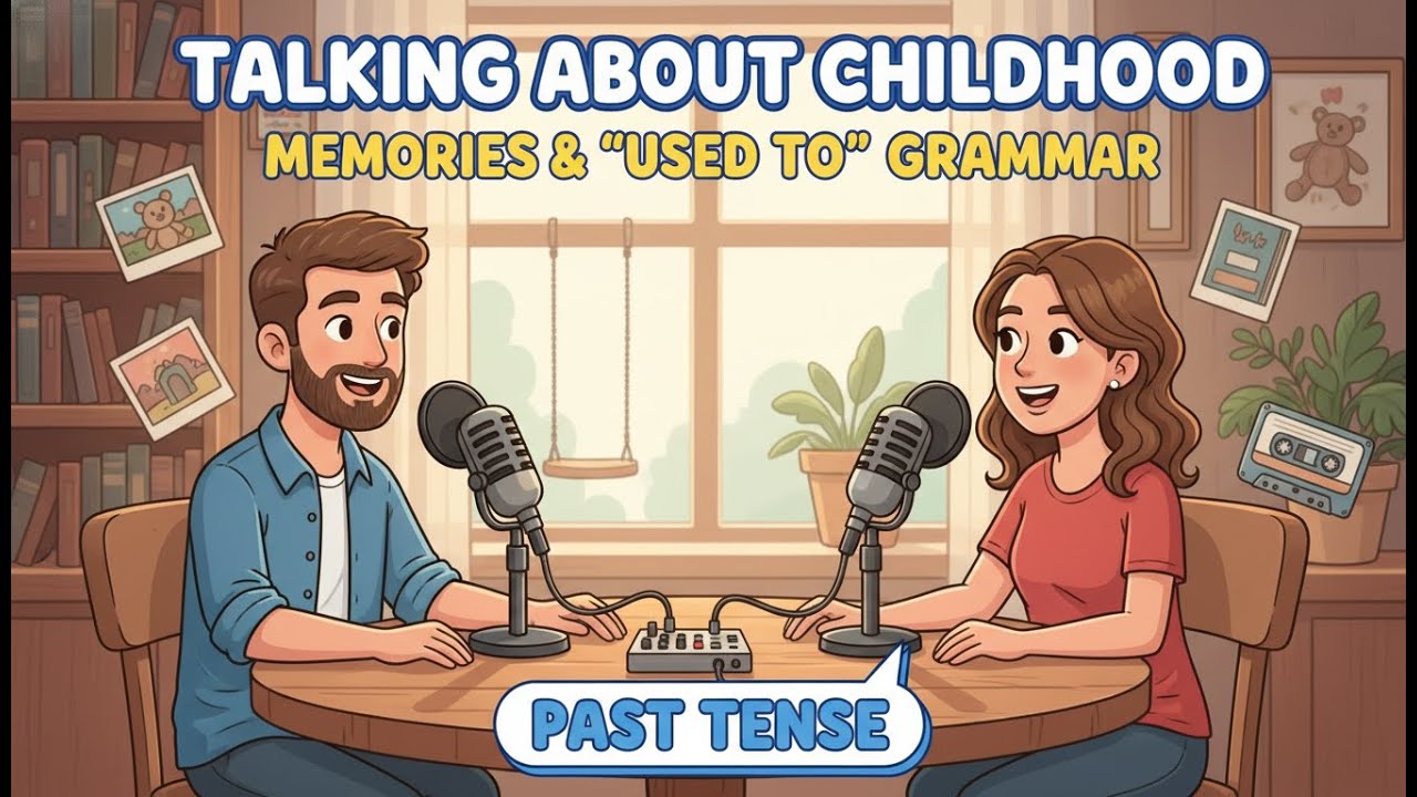 Talking About Childhood | Memories & "Used To" Grammar | Past Tense ...