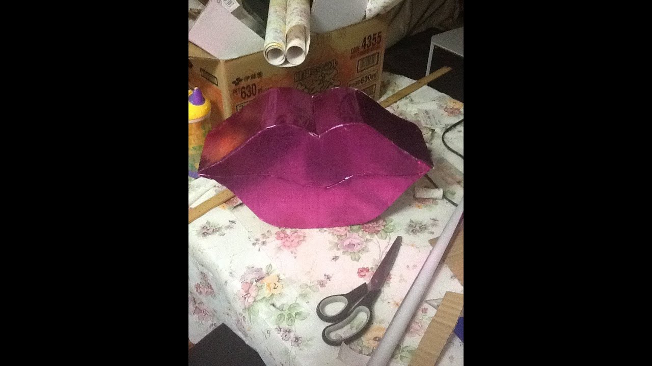 Manualidades: Organizador con forma de labios - Juancarlos960 - YouTube