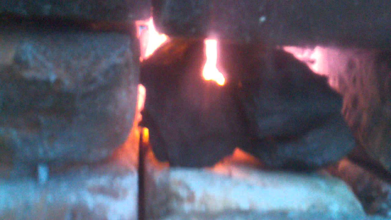 Rocket stove running on coal!!! - YouTube