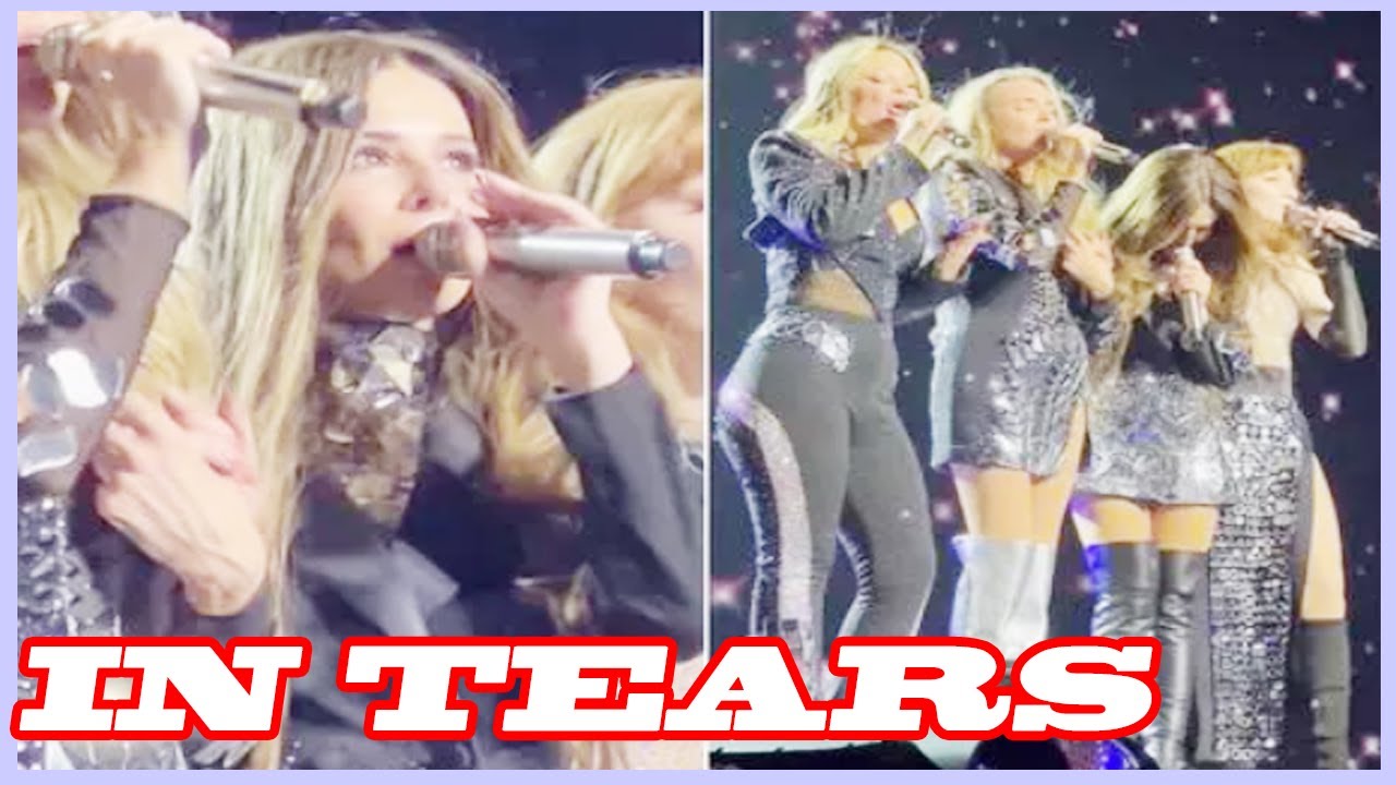 Cheryl supported by Girls Aloud band members as she breaks down in ...