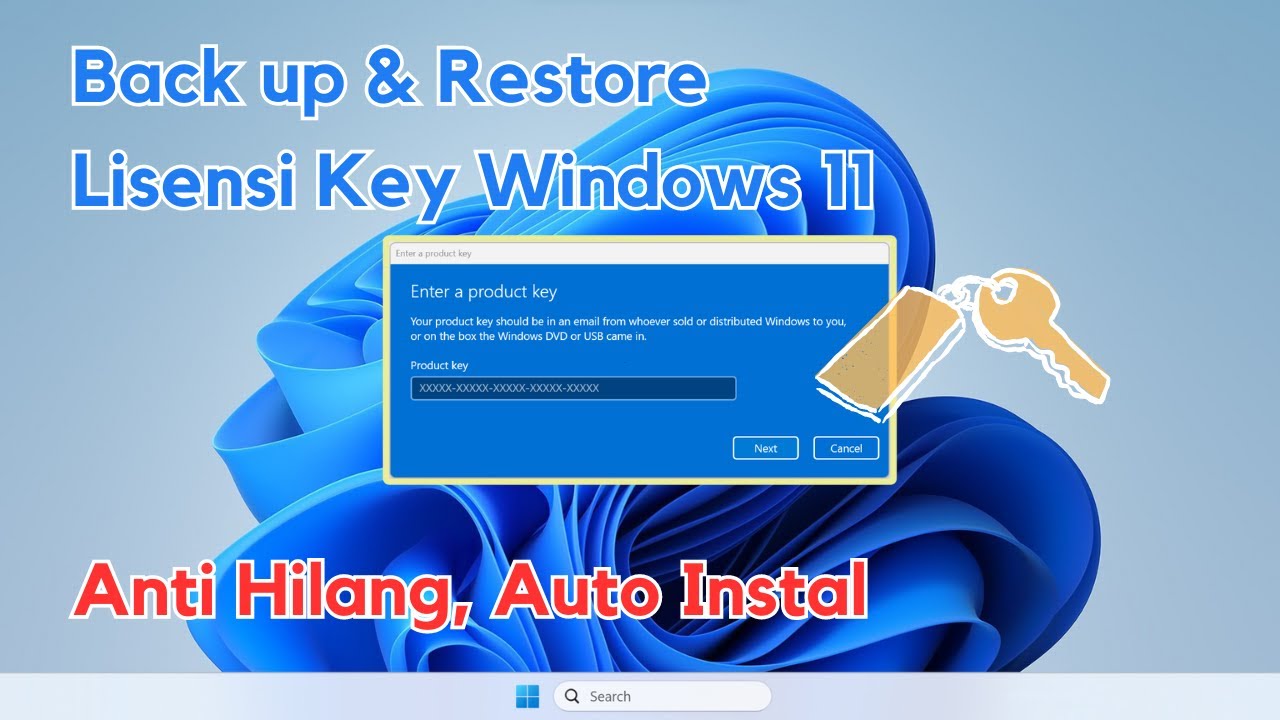 Cara Backup & Restore Lisensi Key Windows 11 | Anti Hilang & Auto ...