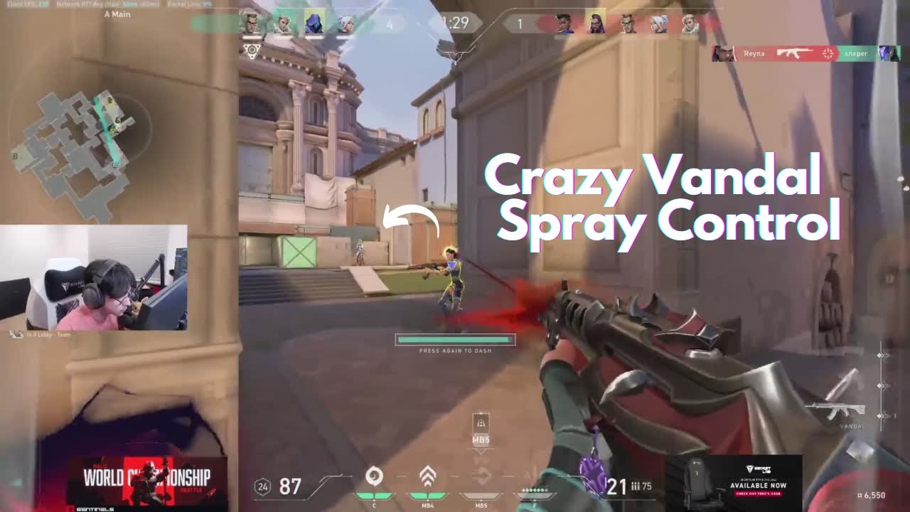 SEN TenZ Crazy Vandal Spray Control - YouTube