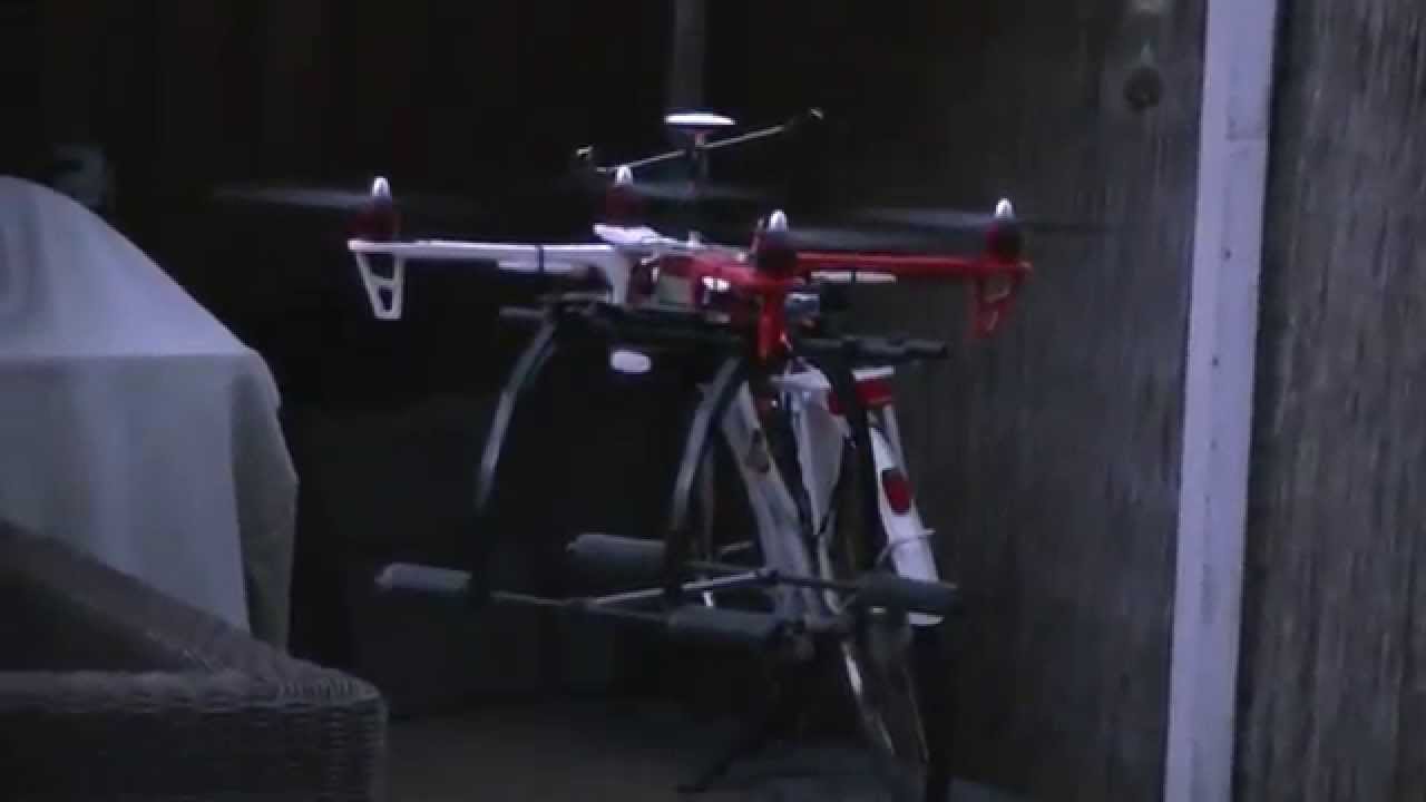 DJI Flame wheel f450 build and maiden - YouTube