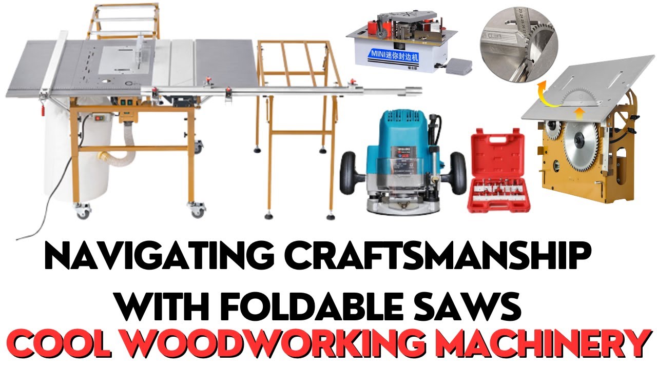 Foldable Saw Stands: Crafting Efficiency in Every Cut - YouTube