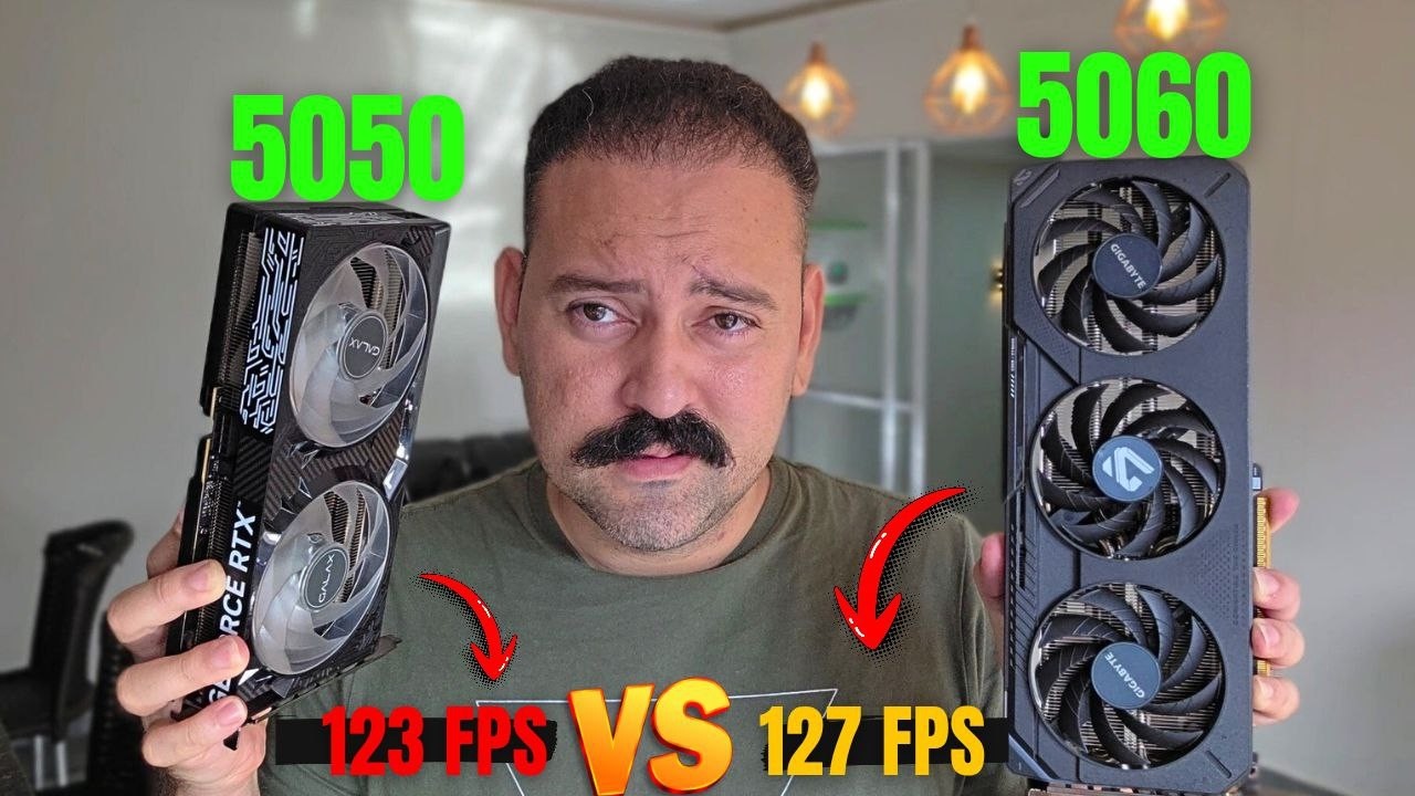 RTX 5050 VS RTX 5060 tem diferença em 1080P ?? - YouTube