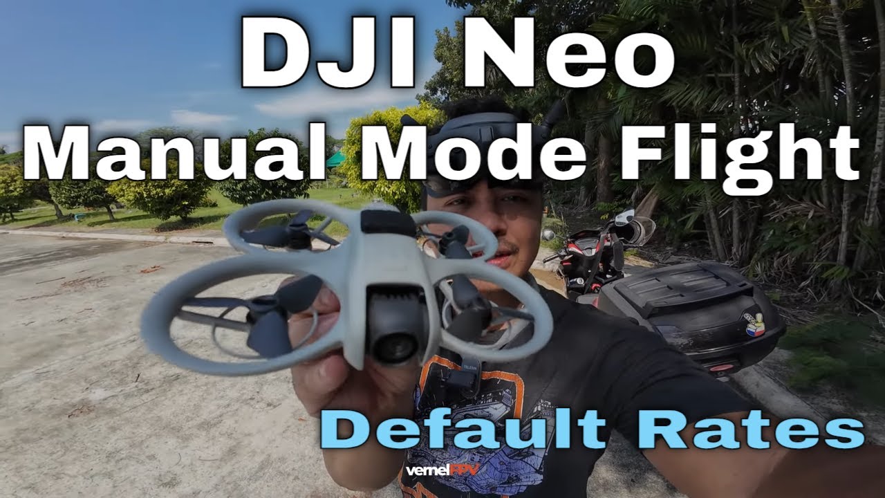 DJI Neo Flight | Manual Mode | Default Rates | M-Mode - YouTube
