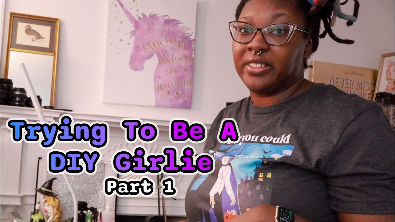 Trying To Be A DIY Decorating Girl VLOG | Nicole Loves - YouTube