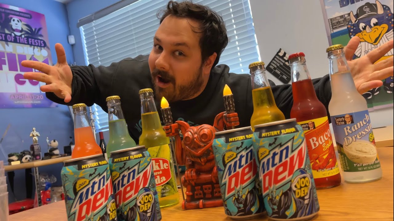 Taste Testing Cursed Soda At The Throne of His Infernal Majesty - YouTube