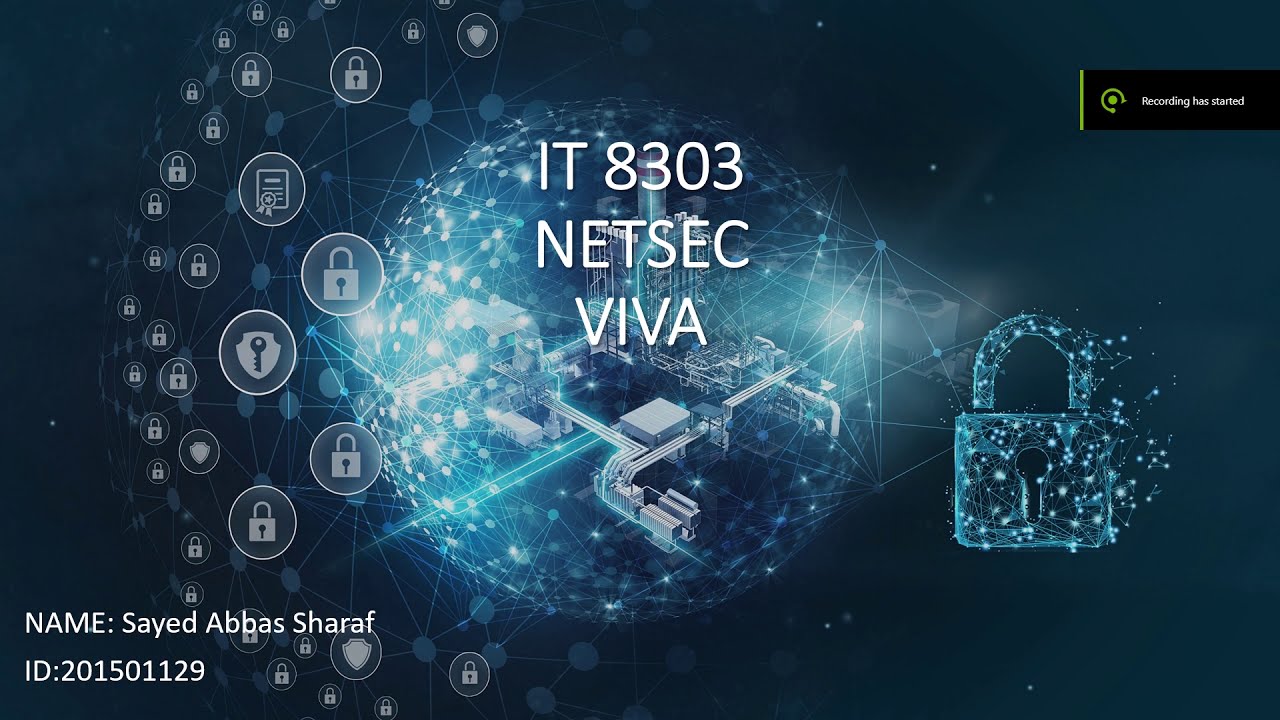 it8303 netsec viva - YouTube
