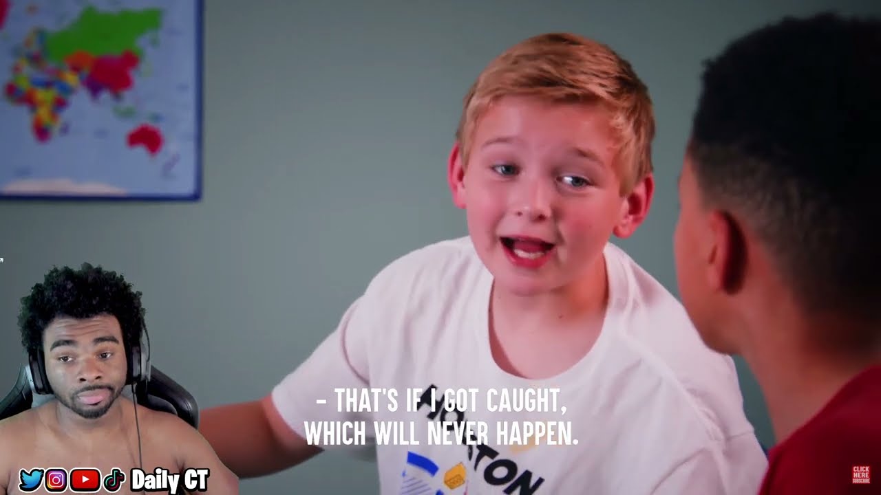 Reacting to Dahrr Mann KID PULLS Fire Alarm To SKIP TEST.... - YouTube