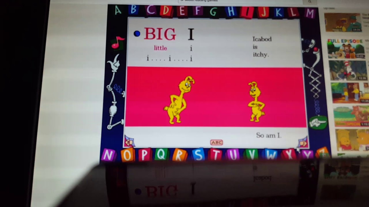 Dr Seuss reading games: ABC with island maps - YouTube