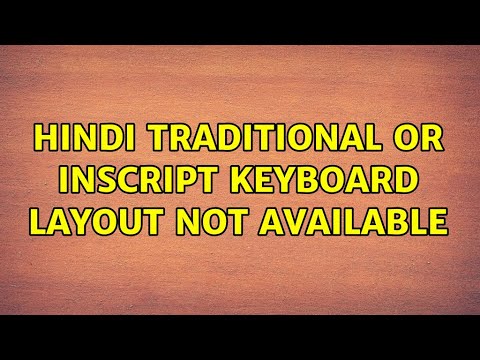 Ubuntu: Hindi traditional or inscript keyboard layout not available ...