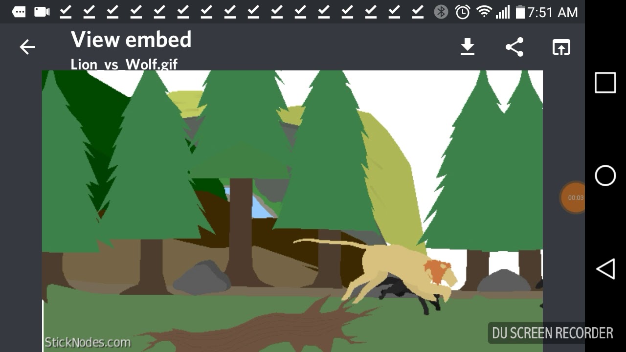 Lion V.S. wolf (from opossumguy world) - YouTube