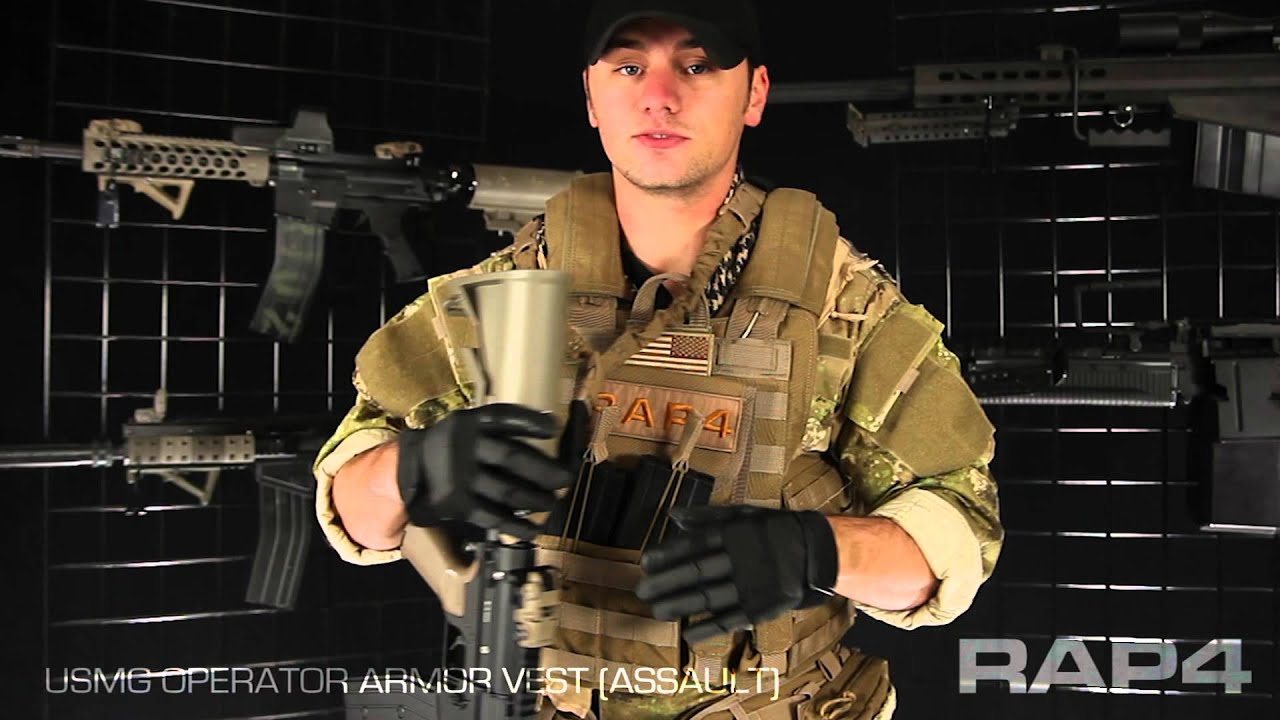 USMG Operator Armor Vest (Assault Package) - YouTube