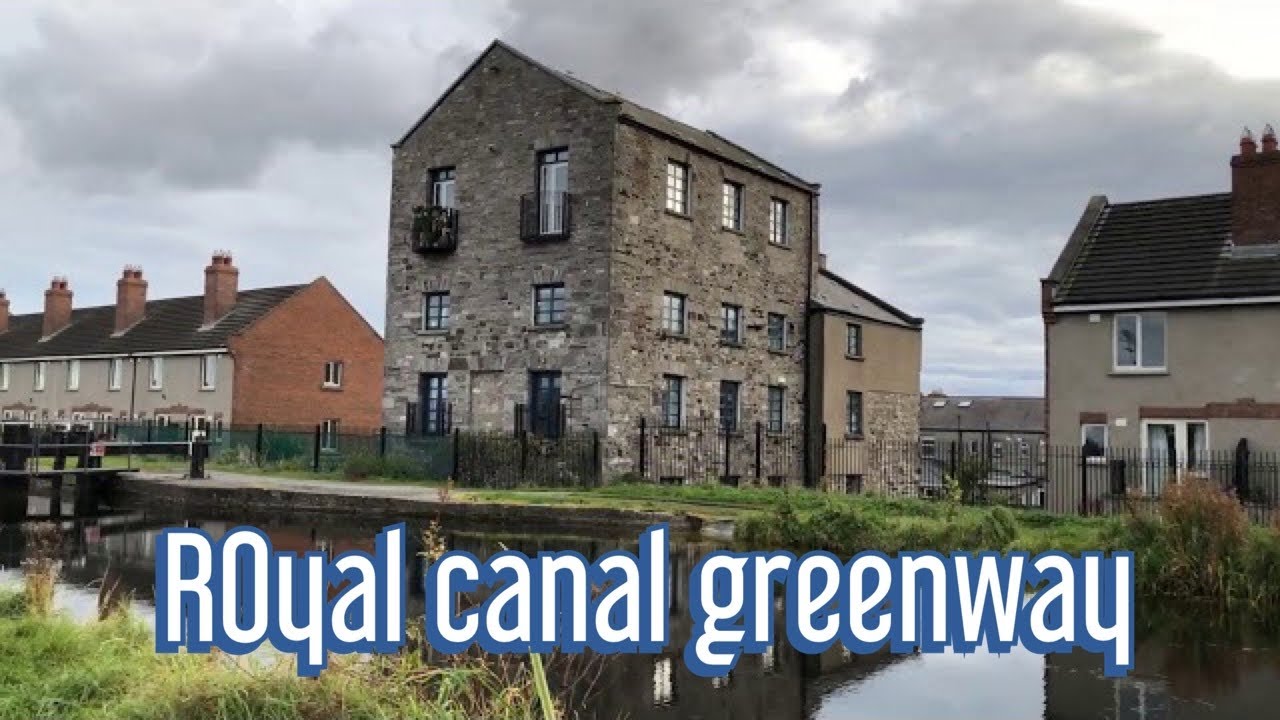 Royal Canal Greenway|Dublin City Centre|4k Dublin walking tour|Travel ...