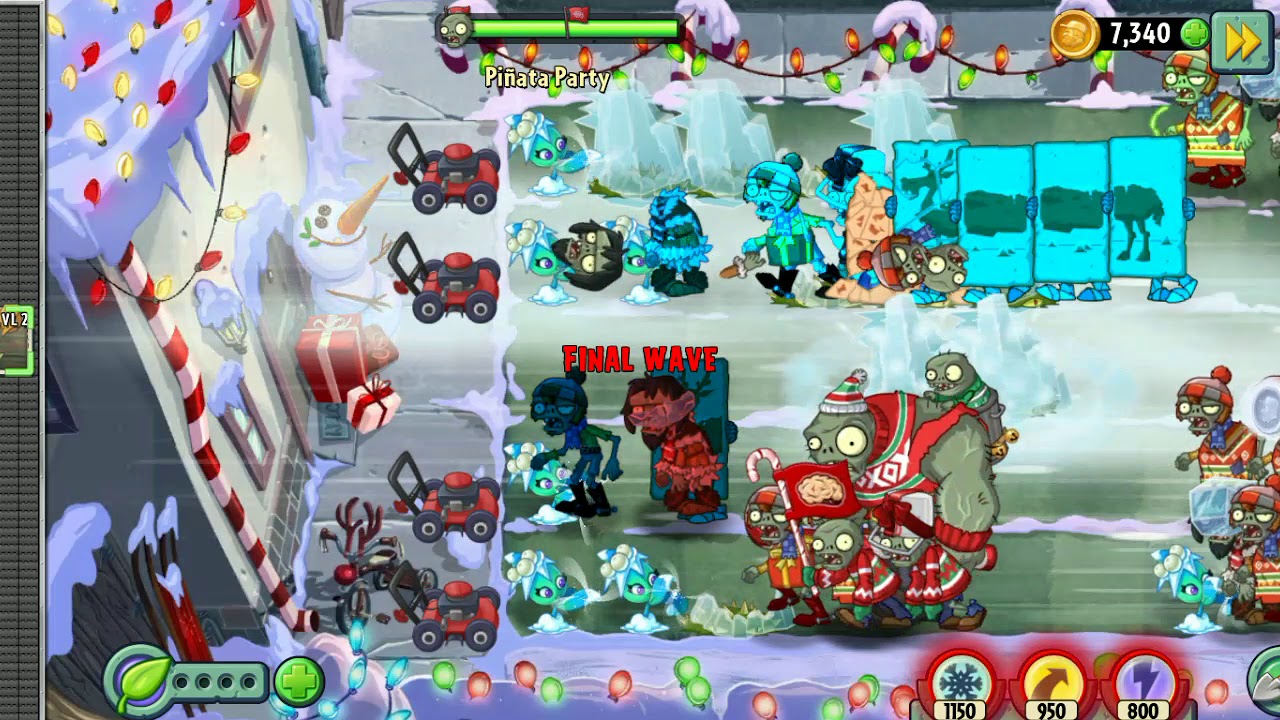 pvz2 event winter 2020. how to play and win - YouTube