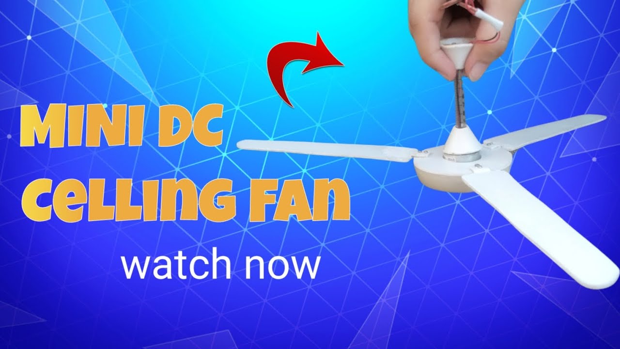 How to make dc celling fan || mini celling fan || Pro Mentor - YouTube