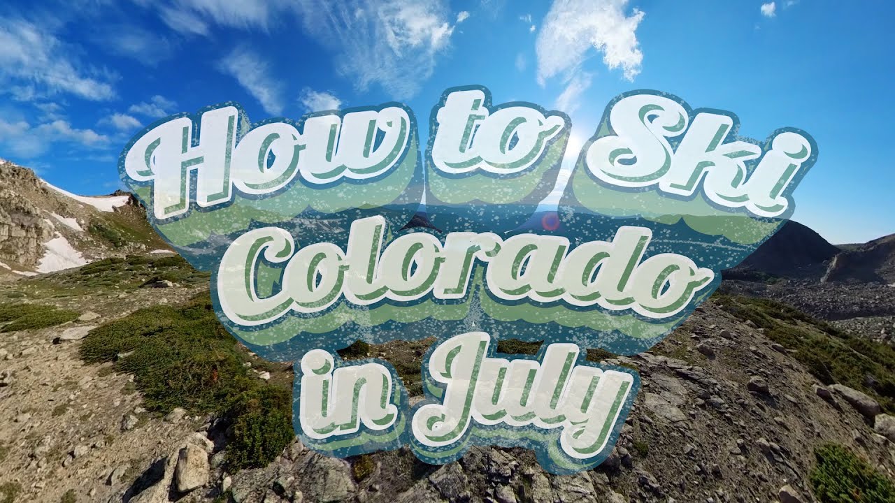 How to Ski in Colorado in July - YouTube
