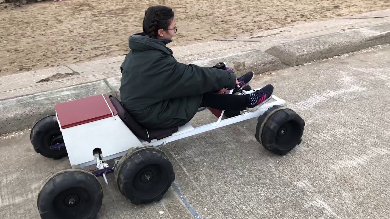 6x6 Electric buggy 2021 Homemade test drive - YouTube