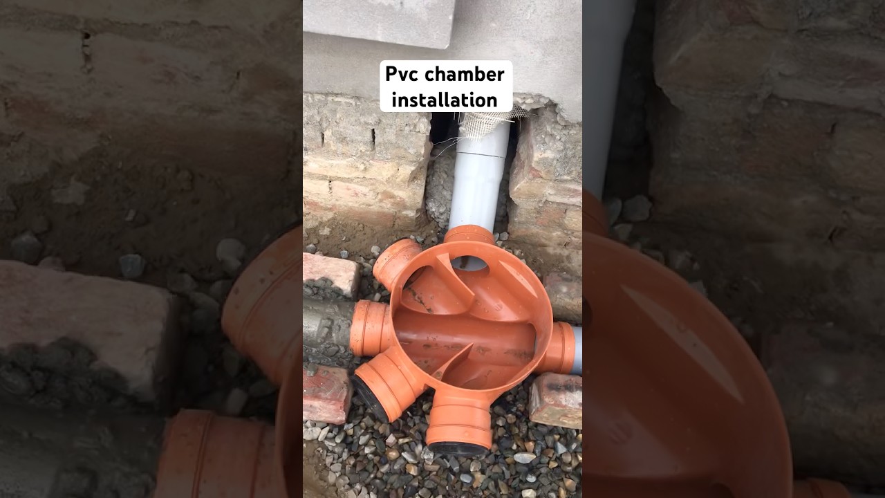 PVC CHAMBER INSTALLATION PROCESS #motivation #plumbing #youtubeshorts ...