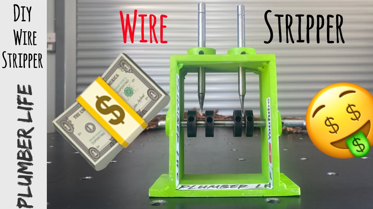 Wire stripper diy #stripping #diy #makemoney - YouTube