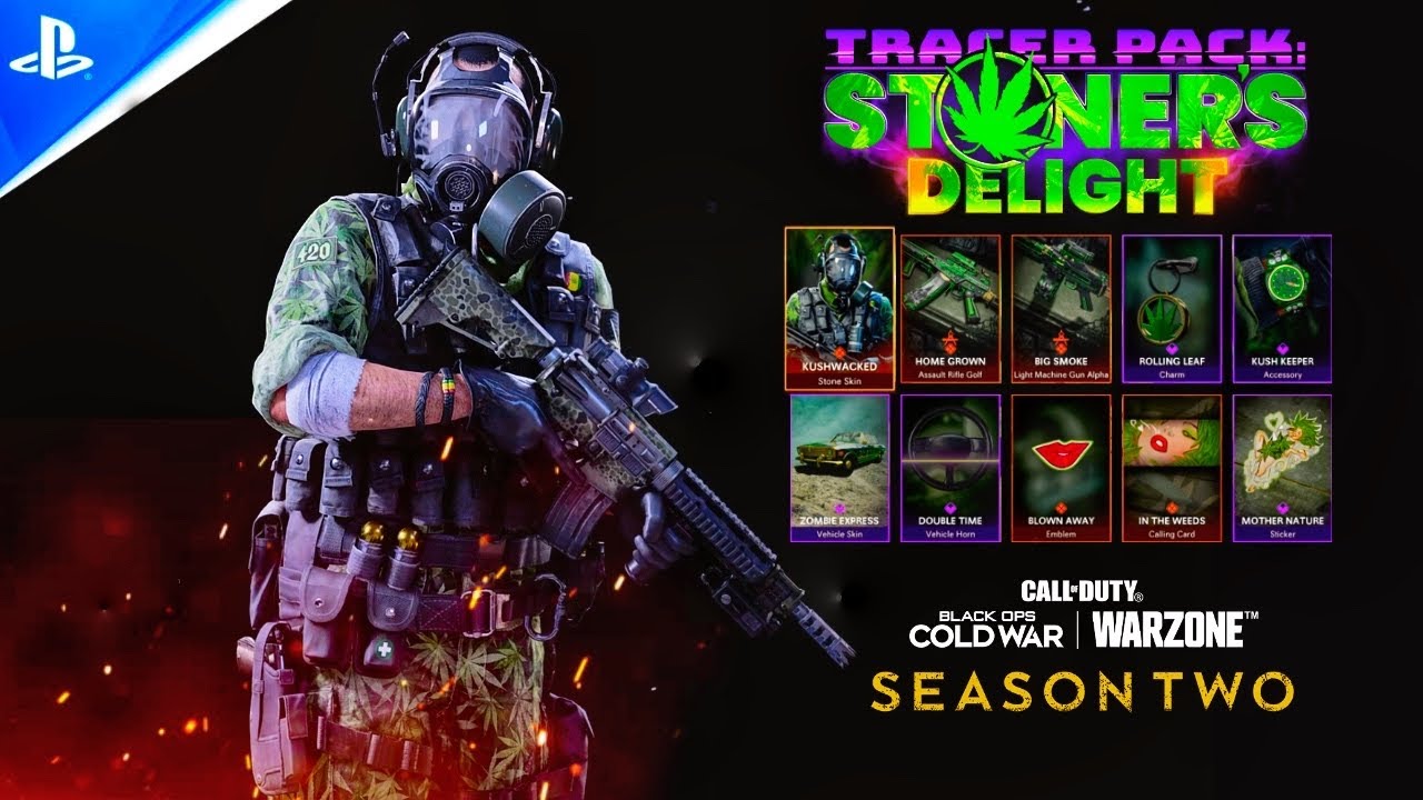 TRACER PACK: STONERS DELIGHT KUSHWACKED STONE SKIN - BLACK OPS COLD WAR ...