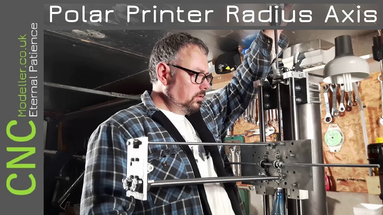 Polar 3D Printer Radius Axis a novel design! - YouTube