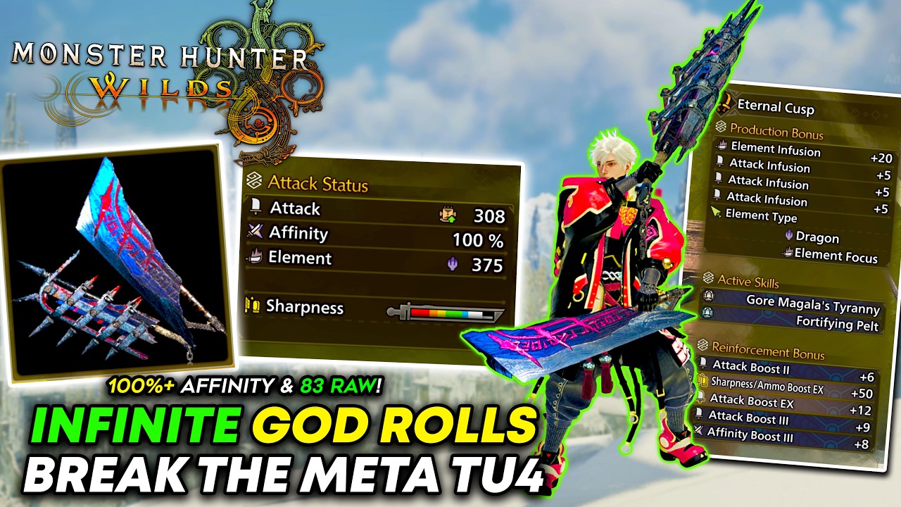 The GOD ROLL Gomazios Builds BREAK Title Update 4 in Monster Hunter ...