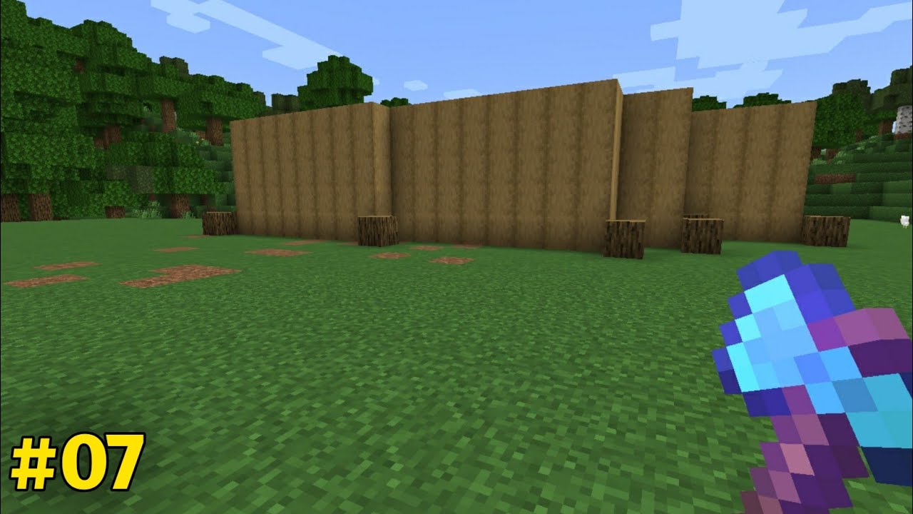 Area plaining For my house and making my first house | Minecraft ...