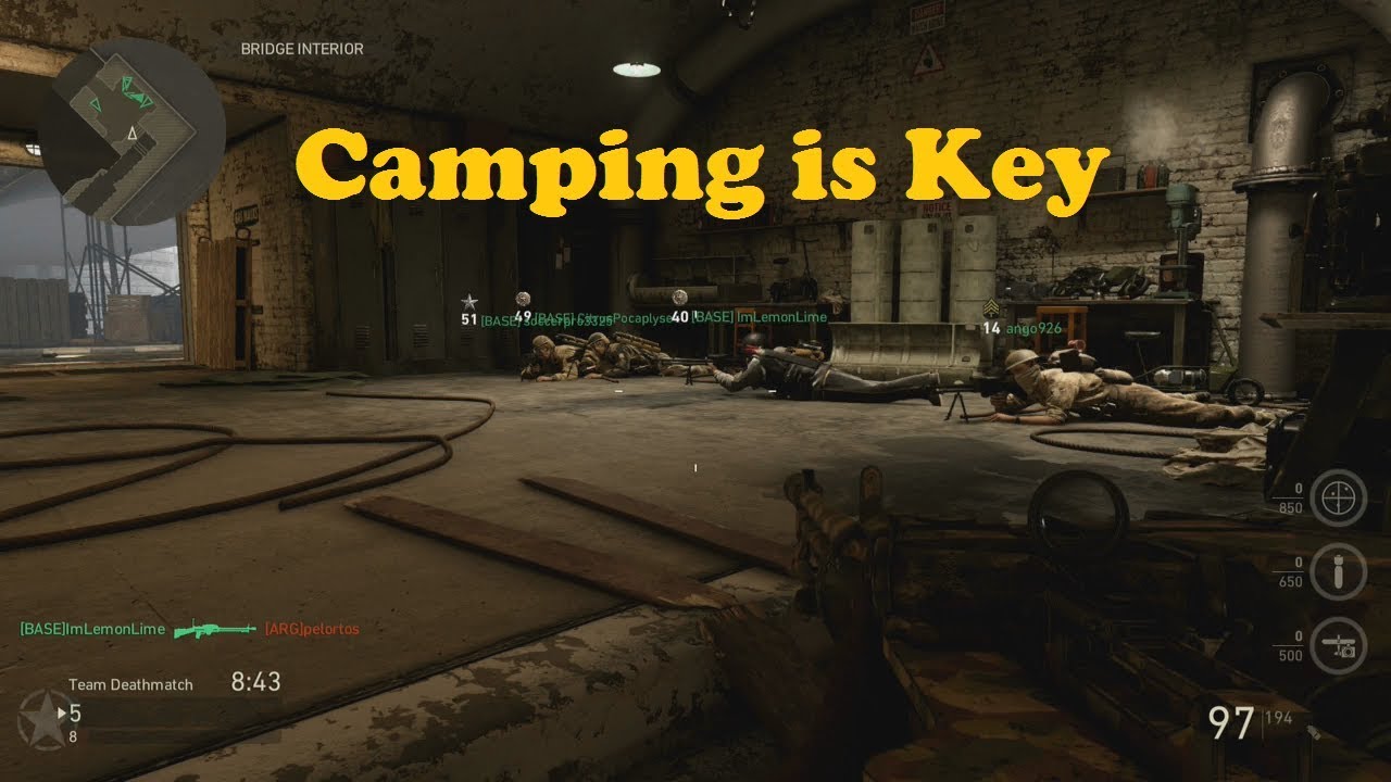 Camping is Key - Call of Duty WW2(Funny moments) - YouTube