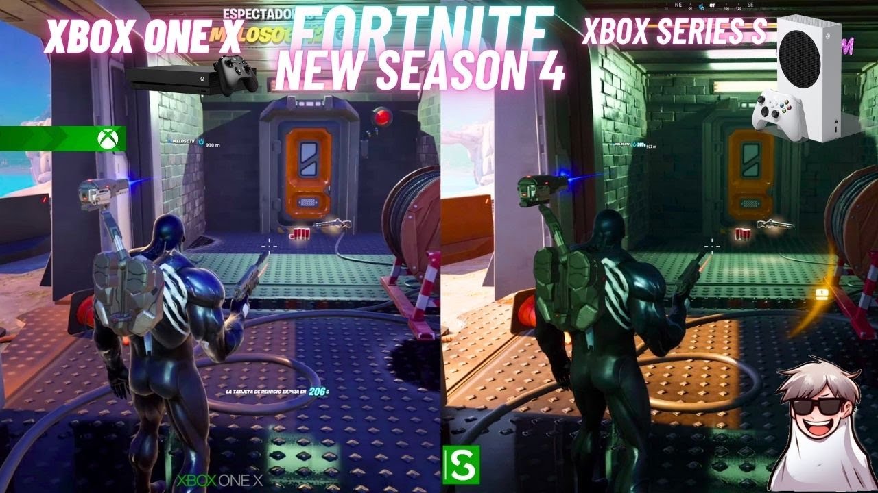COMPARATIVA GRAFICA NEW SEASON 4 FORTNITE EN XBOX ONE X VS XBOX SERIES ...
