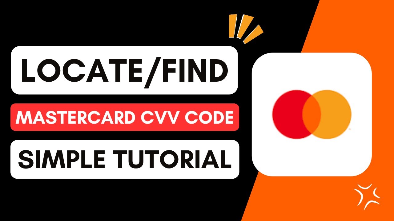 Where To Find Mastercard CVV Code ! - YouTube