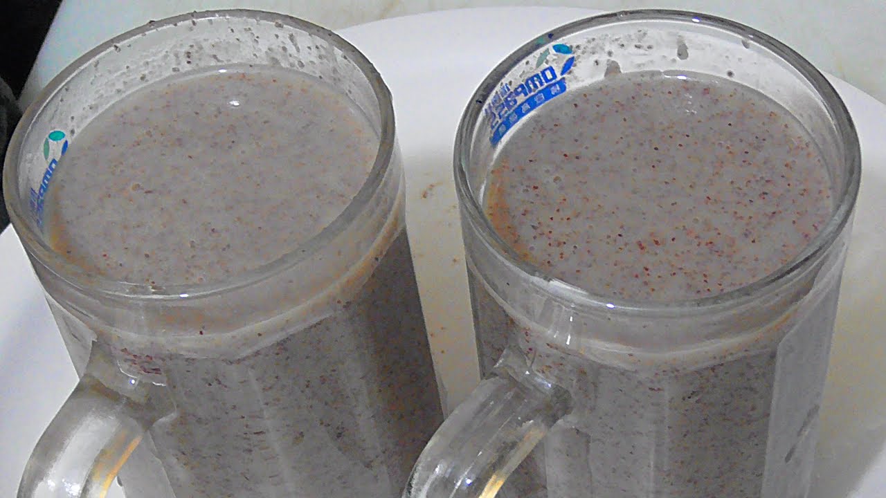 HEALTHY RAGI JAVA/RAGI MALT/ఉదయాన్నే ఒక గ్లాసు రాగి జావను త్రాగితే చాలు ...