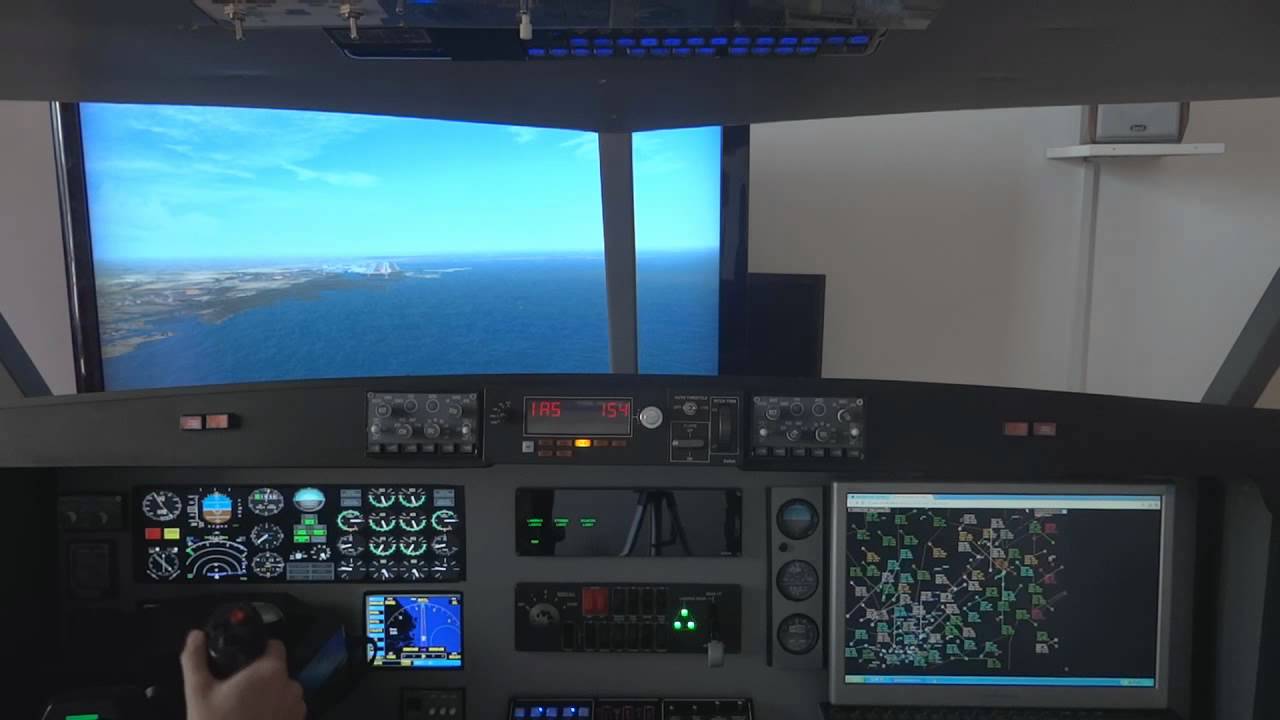 home cockpit 767 full flight(part 2) - YouTube