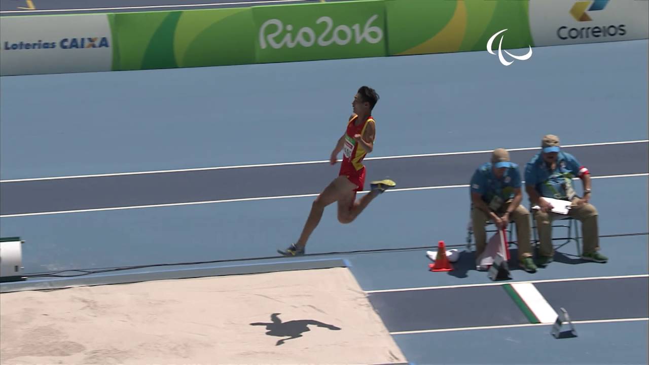 Athletics | Men's Long Jump T37 Final | Rio 2016 Paralympic Games - YouTube