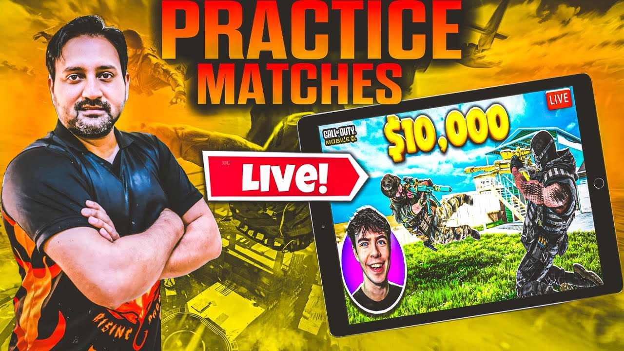 🔴LIVE🔴 Practicing for iFerg's 10000$ Tournament! COD Mobile! - YouTube