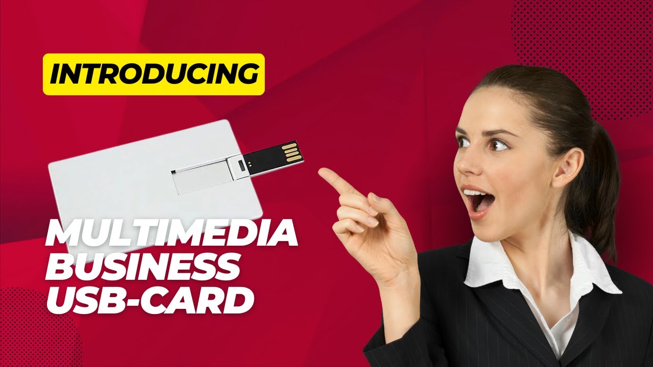 Introducing USB-Multimedia-Card - The next Level Business Card - YouTube