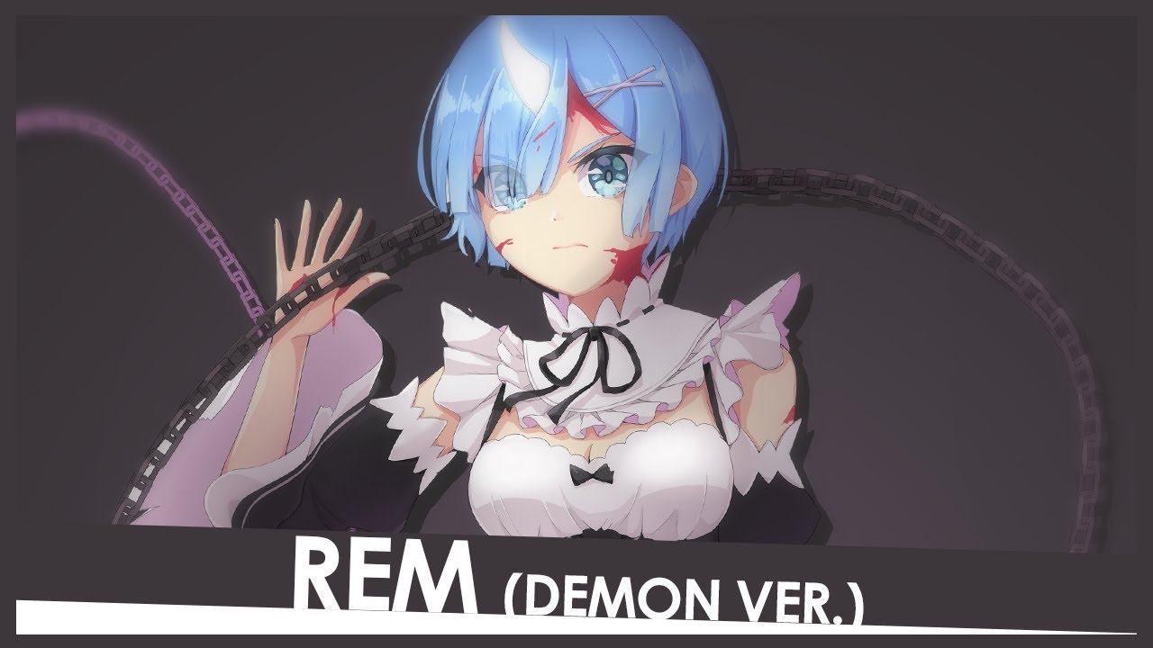 [Speedpaint] Rem (Demon ver.) - YouTube