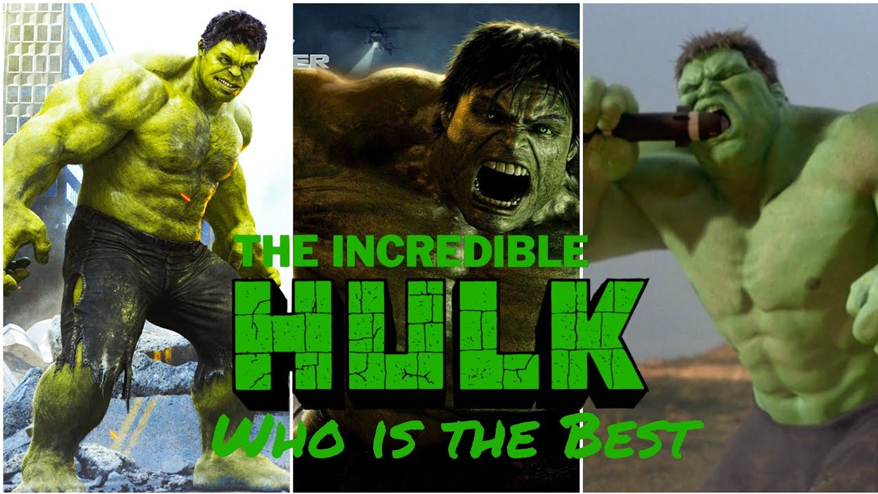 Best HULK Battle of the HULKS: 2003 vs 2008 vs 2012 - YouTube