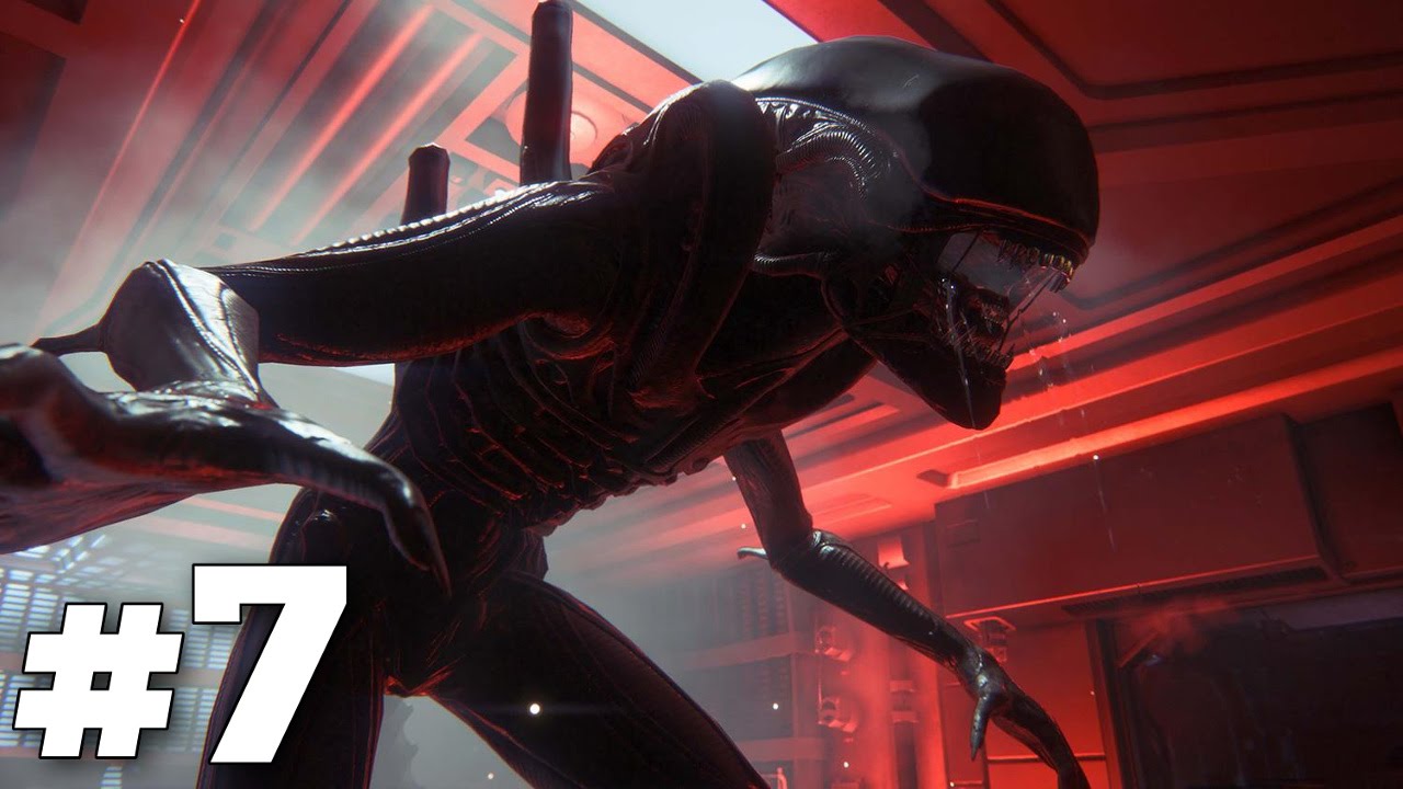 Alien Isolation Walkthrough Gameplay Part 7 - "A Close Encounter" (PS4 ...