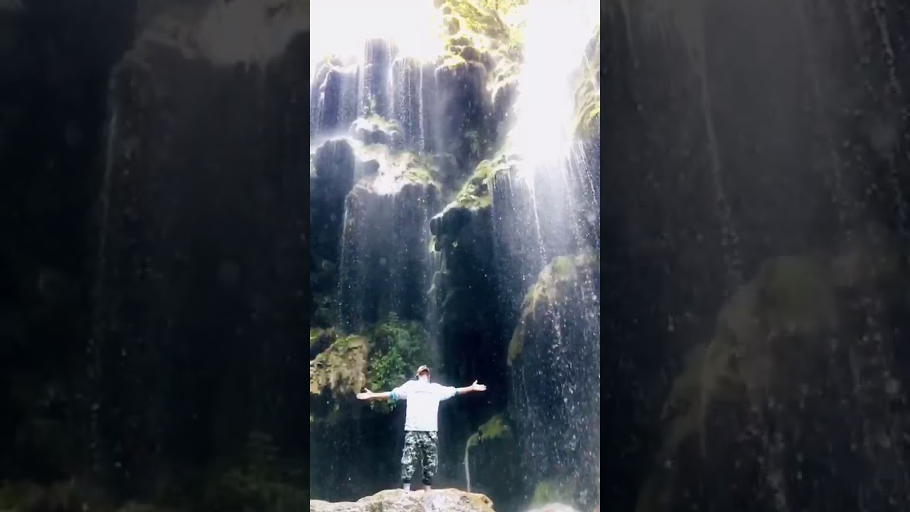 Umbrella waterfall - YouTube