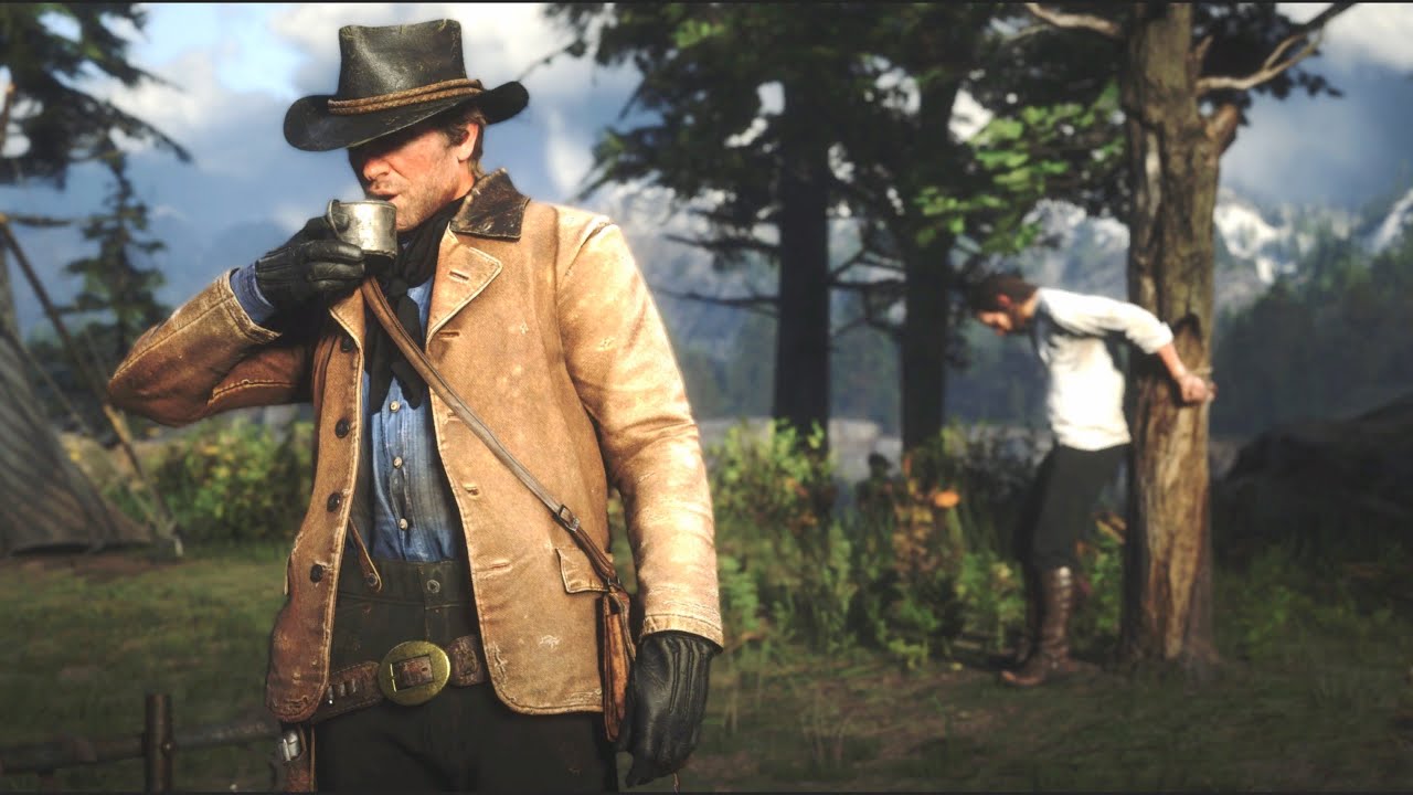 RDR2 Charles Smith epic sword fight - YouTube