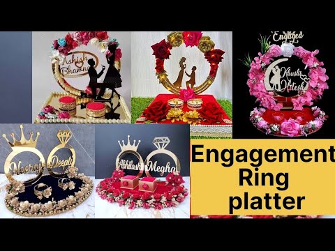 Diy Engagement ring platter | Engagement ring tray decoration ideas ...