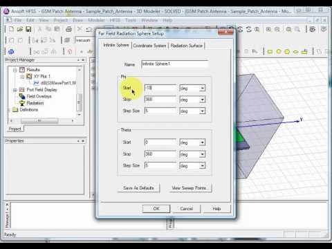 2D radiation pattern HFSS - YouTube
