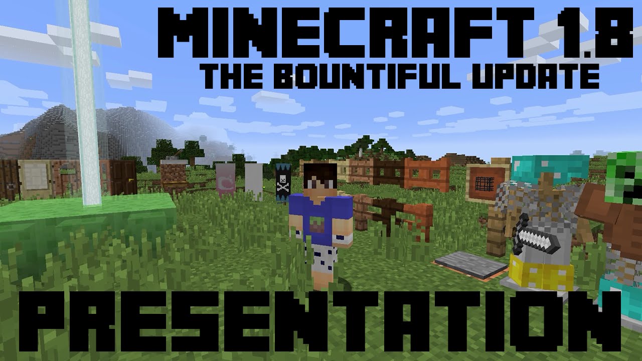 Présentation - Minecraft 1.8 'The Bountiful Update' - YouTube