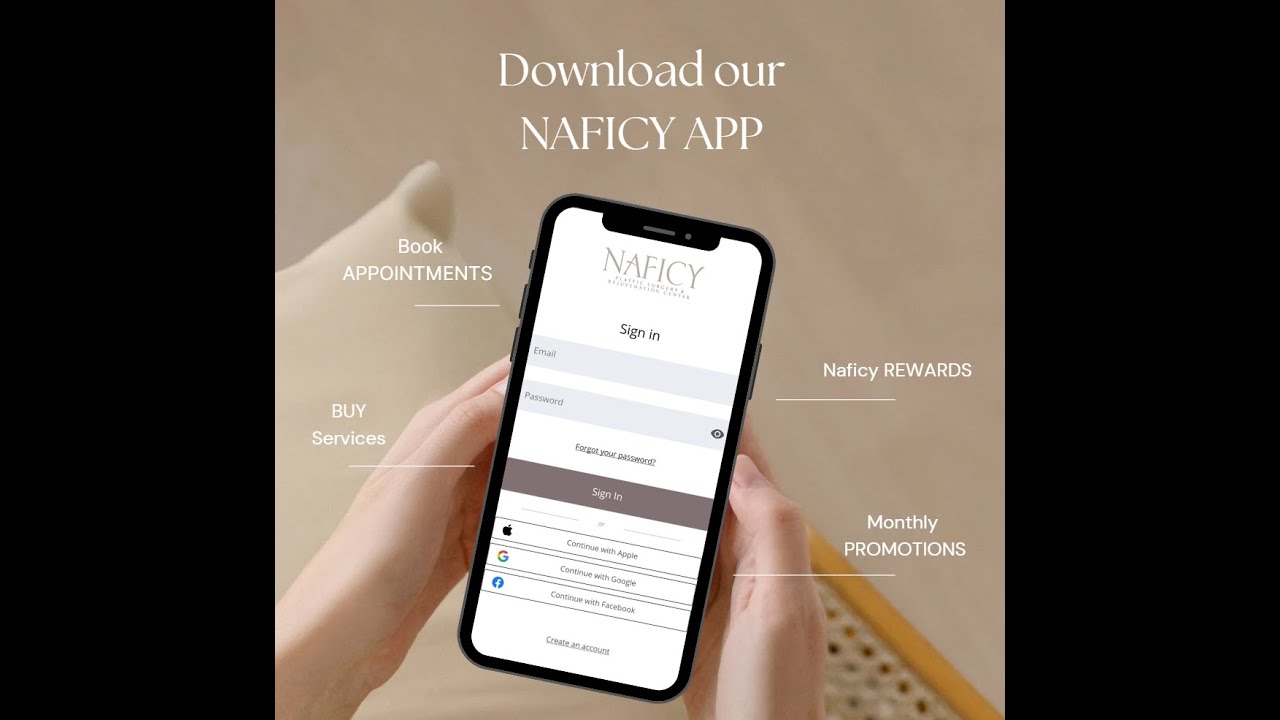 Naficy Rejuvenation Center | NAFICY APP – How to Download the Naficy ...