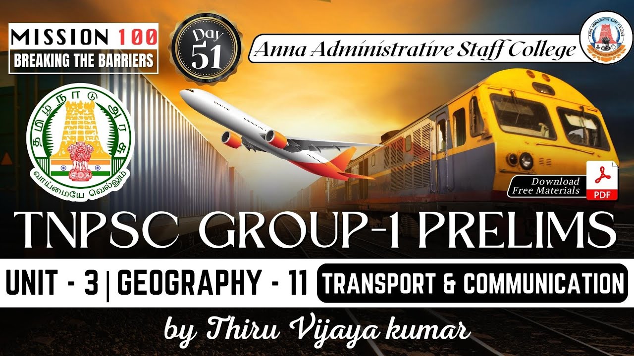 MISSION 100 | Group 1 Prelims | Unit 3 | GEOGRAPHY 11 | Transport ...