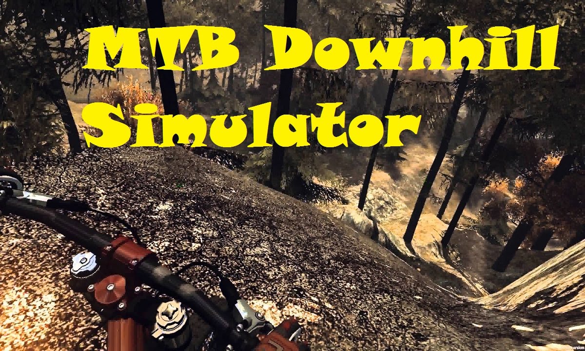 MTB Downhill Simulator level 1 gameplay - YouTube