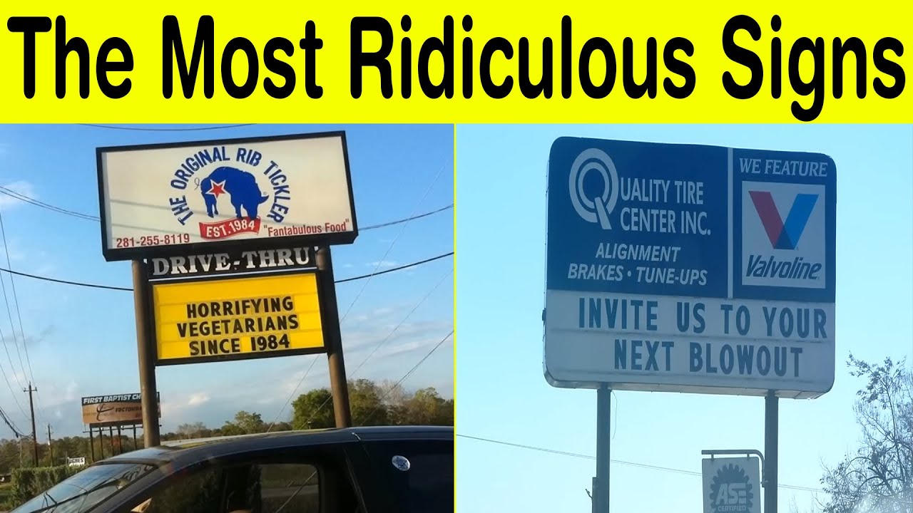 The Most Ridiculous Signs Ever – Straight From the Golden Years ...